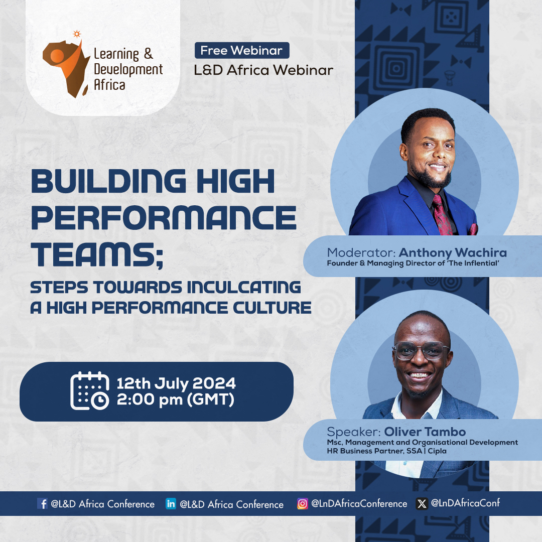 L&D Africa Webinar- Building High-Performance Teams; Steps Towards ...